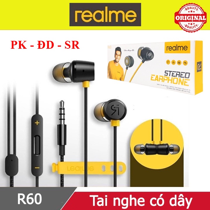 Tai Nghe Có Dây Realme R60 Siêu Hay - Siêu Rẻ | Shopee Việt Nam