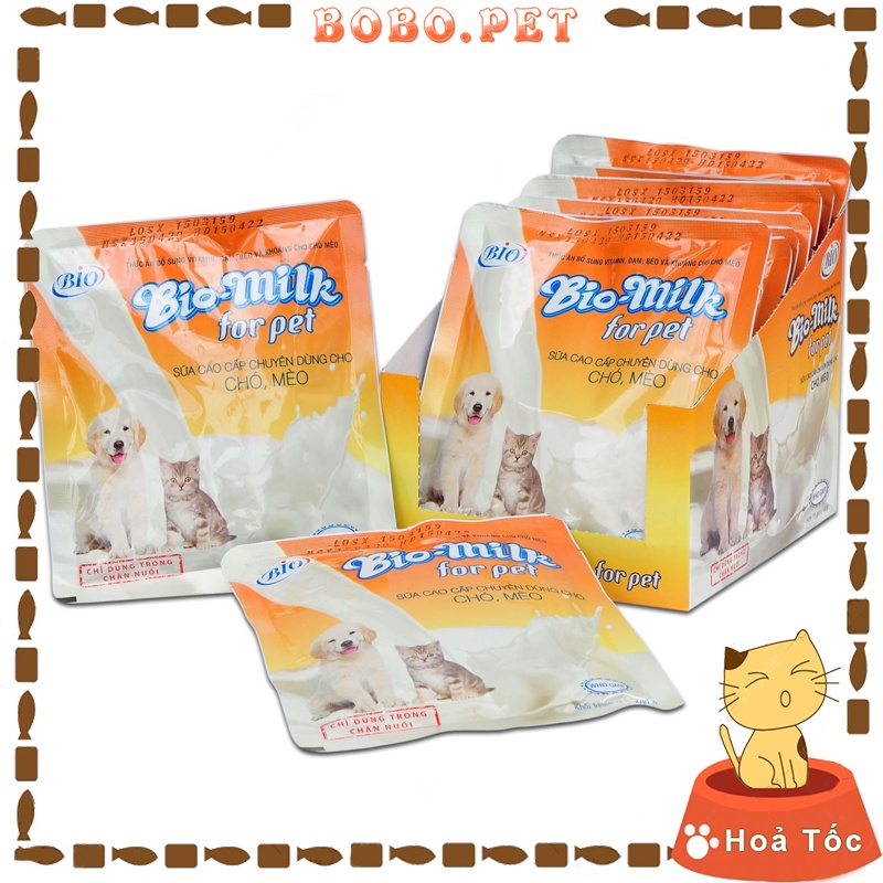 Sữa Bio milk Sữa Cho Chó Con Sữa Cho Mèo Con Sơ Sinh Bio Milk 100g ...