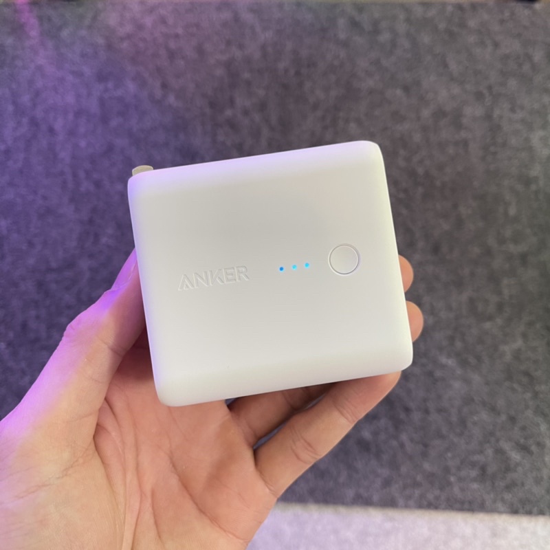 Củ sạc nhanh 15w 2 cổng kiêm pin dự phòng 5000mah Anker A1621 NewFullbox- Nhỏ gọn, tiện lợi. Bảo ...