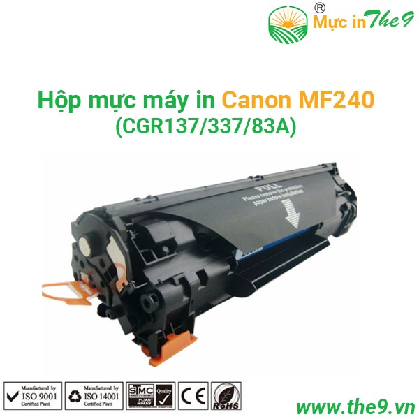 Hộp mực máy in Canon MF240, MF241 (CGR137/337), nhập khẩu mới 100%, cao ...