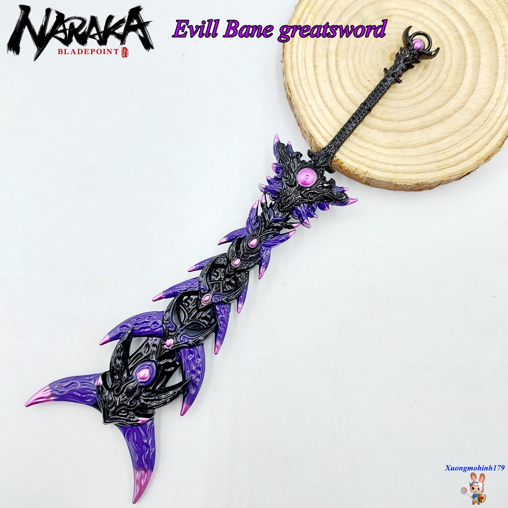 Mô hình trưng bày Naraka Blade Point Ác quỷ trọng kiếm Evil Bane sword ...