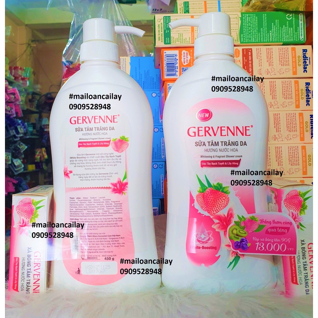 Sữa tắm Gervenne 450g | Shopee Việt Nam