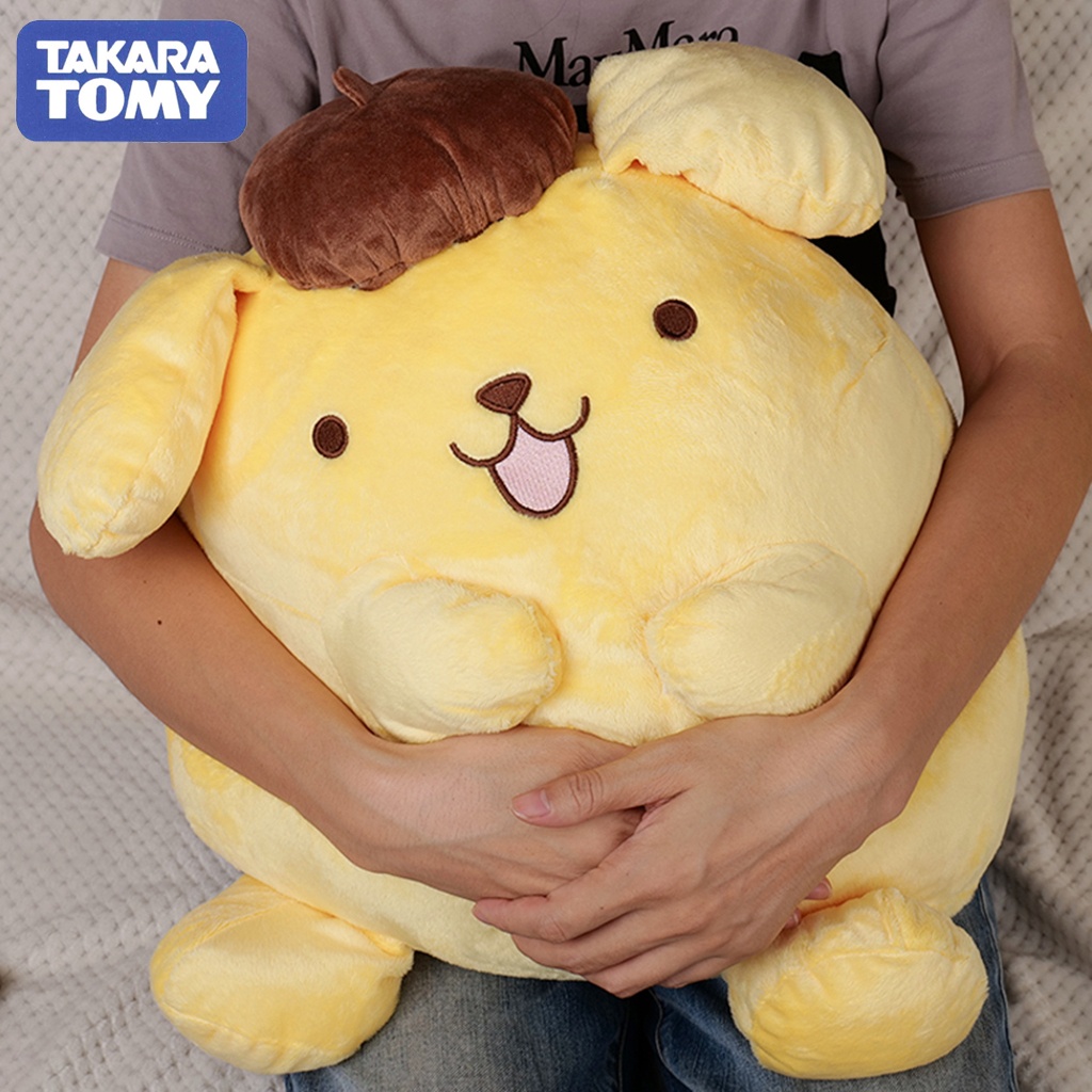 Thú Nhồi Bông Hình Sanrio Pompompurin 50cm Cỡ Lớn Siêu Mềm Trang Trí ...