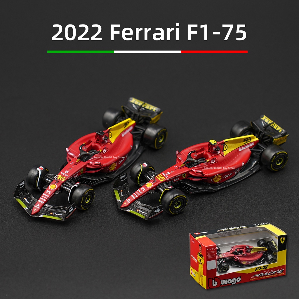 Mô Hình Xe Đua Ferrari 2022 F1-75 Redbull RB18 W13E MCL36 C42 Tỉ Lệ 1 / ...