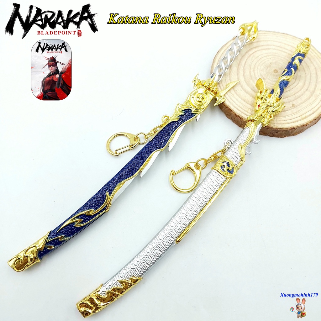 Mô hình Naraka Bladepoint Katana Skin Legandary Raikou Ryuzan hợp kim ...