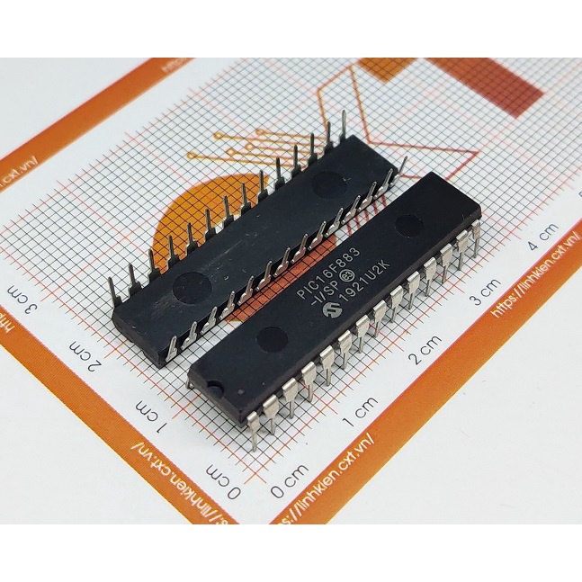 PIC16F883-I/SP IC MCU 8BIT 7KB FLASH 28SPDIP | Shopee Việt Nam