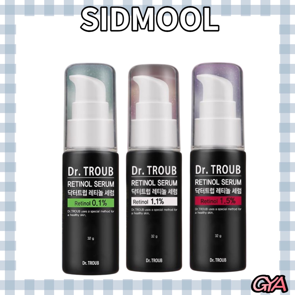 [SIDMOOL] Dr.TROUB RETINOL SERUM 32g (0.1%/ 1.1%/ 1.5%) | Shopee Việt Nam