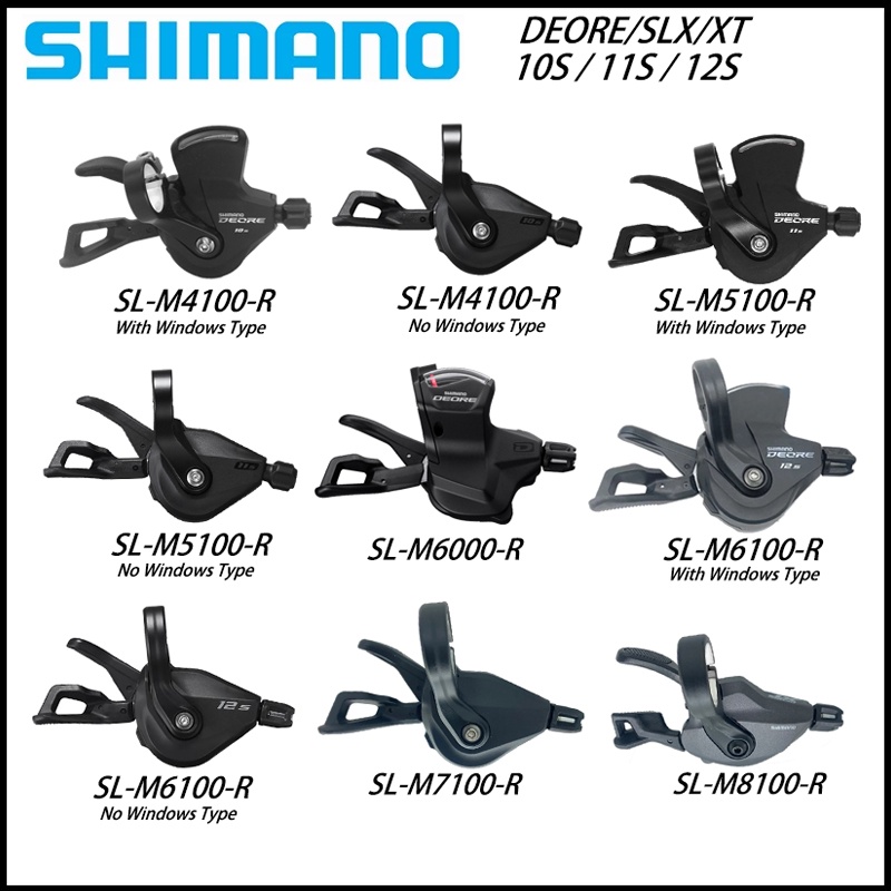 Shimano DEORE XT SLX SL M4100 M5100 M6000 M6100 M7100 M8100 Cần Số Phải ...