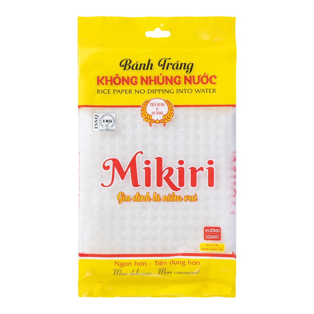 Bánh tráng vuông không nhúng nước Mikiri (2 xấp) | Shopee Việt Nam