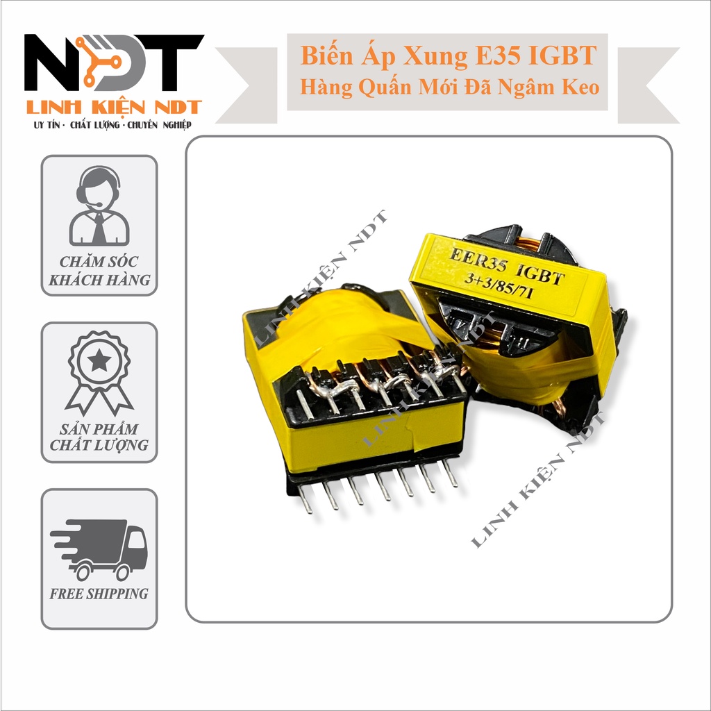 Biến Áp Xung EE35 IGBT AUTO (Hàng Quấn Mới Đã Ngâm Keo) Linh Kiện NDT ...
