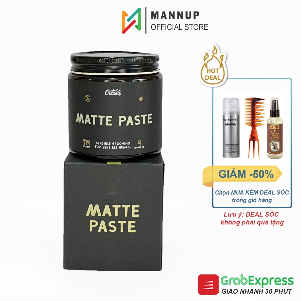 [Chính Hãng 100%]Sáp Vuốt Tóc Nam O'Douds Matte Paste 114g | Shopee Việt Nam