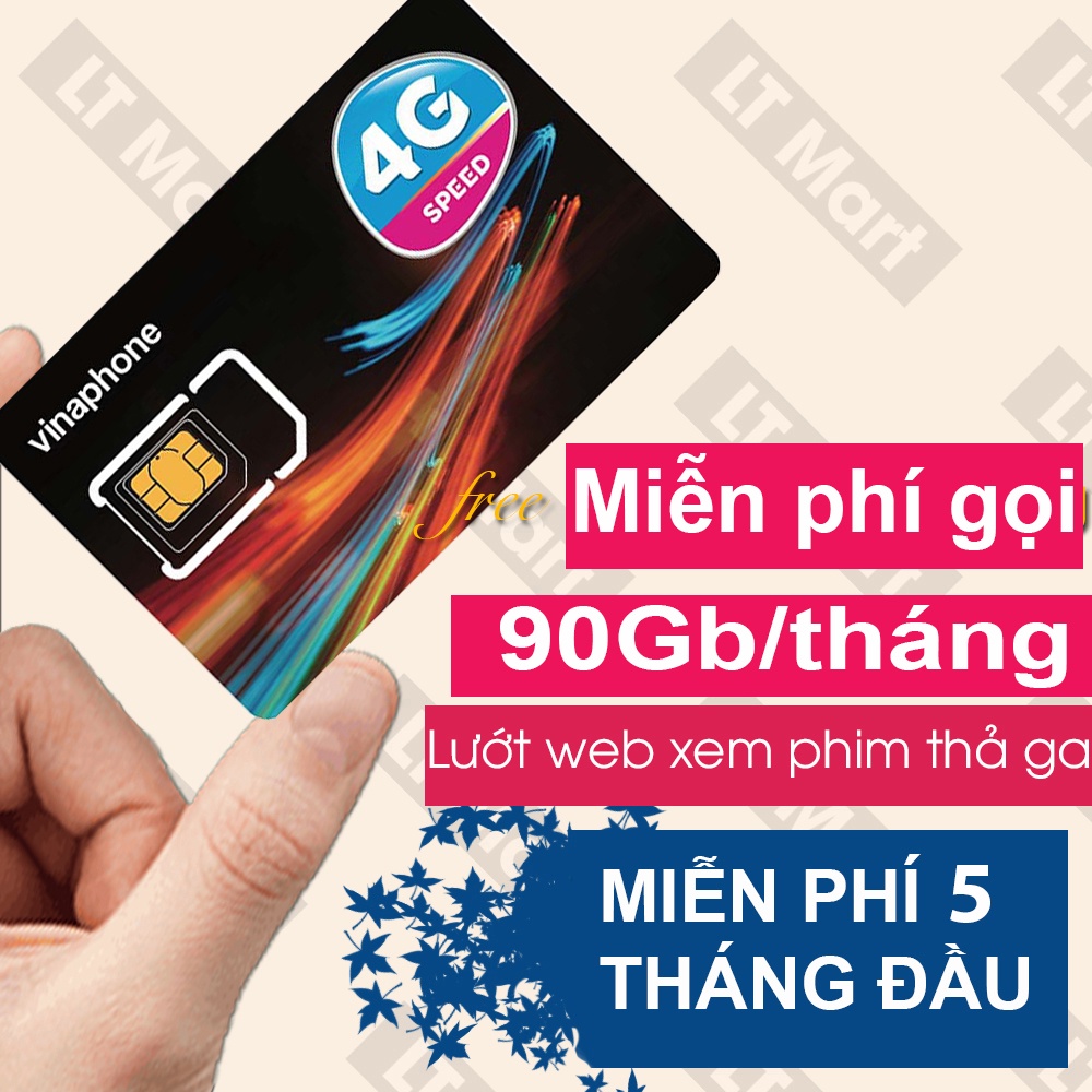 sim 4G Vina VD89P (VD89Plus) D89Y 90GB -120GB/tháng +Miễn phí cuộc gọi | Shopee Việt Nam