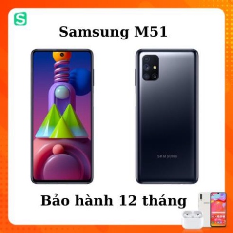 Điện thoại Samsung M51 8GB/128GB Hàng chinh hãng - Bảo hành 12 tháng ...