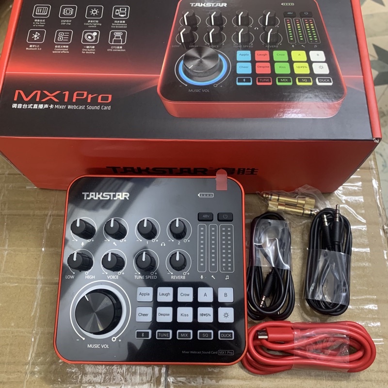 Sound Card TAKSTAR MX1-PRO Thu âm Livestream chuyên nghiệp mẫu mới nhất 2022 (bảo hành 1 năm ...
