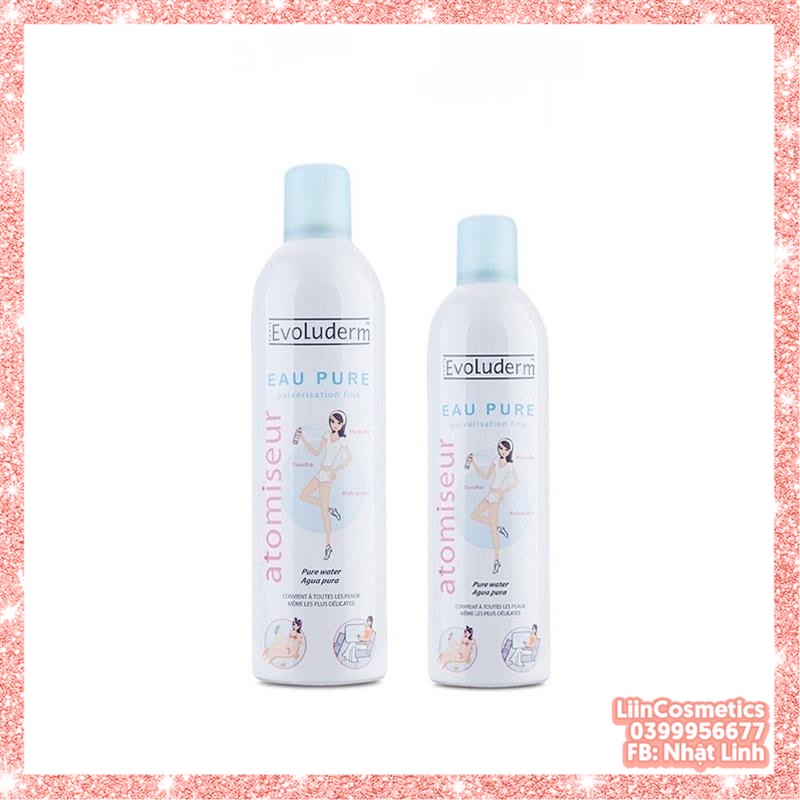 Xịt Khoáng Evoluderm Pure Water Spray (400ml) | Shopee Việt Nam