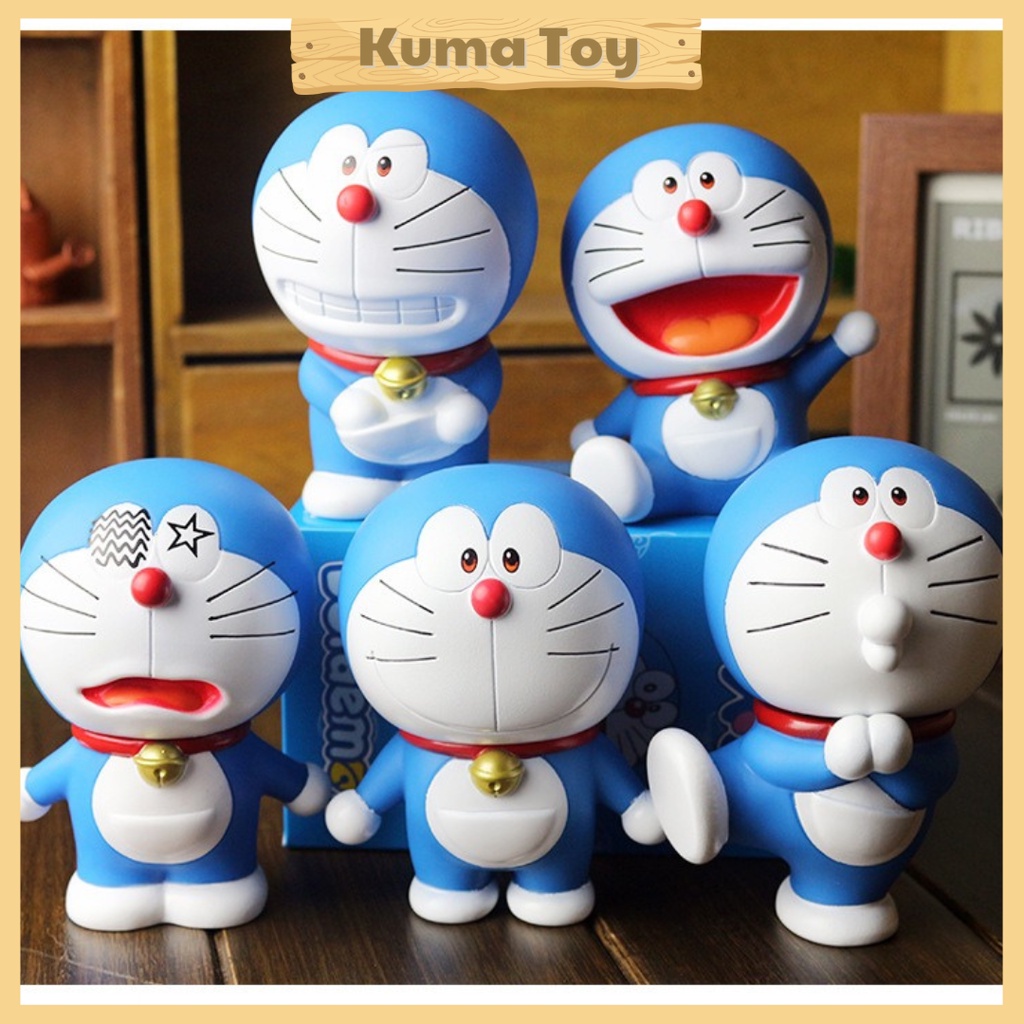 [Fullbox] Mô hình cao cấp Doraemon Nobita cao 11cm cực đẹp trang trí ...