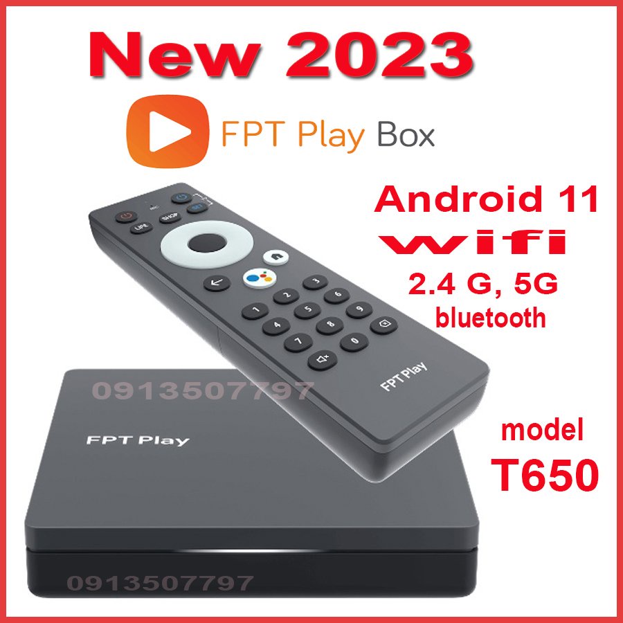 FPT Play Box 2022 model T650 - Tích hợp IPTV và OTT - Điều khiển giọng ...