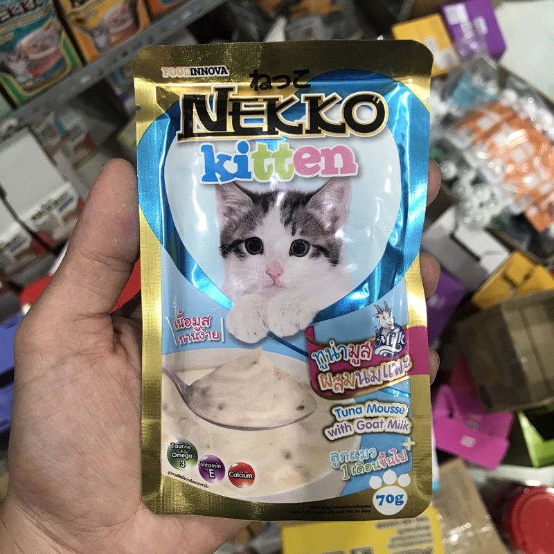 Pate Nekko Gói 70g - Pate Cho Mèo Từ Cá Ngừ Thật | Shopee Việt Nam