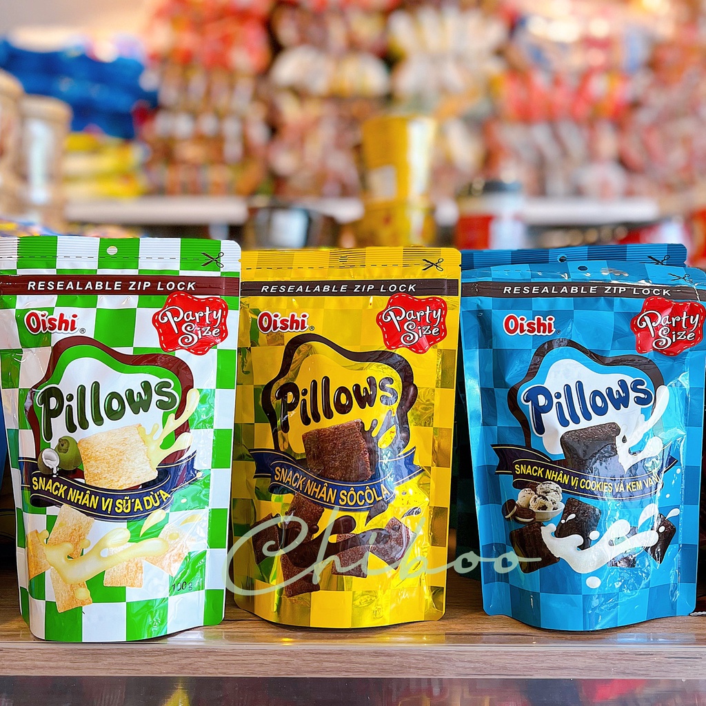 Bánh Snack Oishi Pillows Túi Zip Giá Rẻ | Shopee Việt Nam