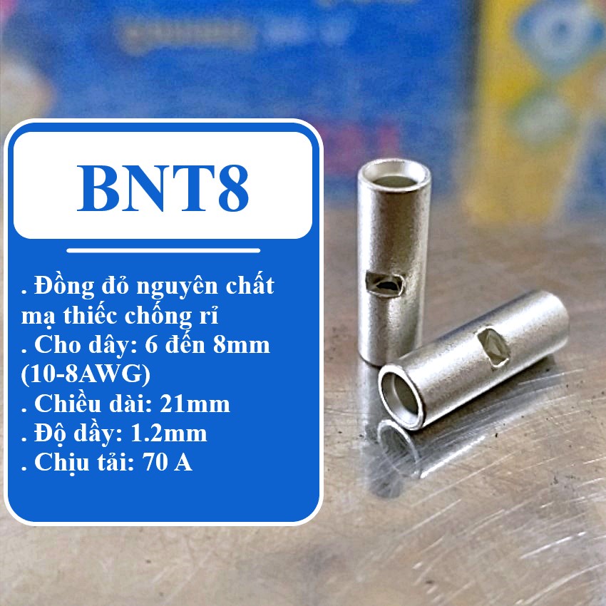 Đầu cos nối thẳng bằng đồng cao cấp KST bấm dây điện BNT | Shopee Việt Nam