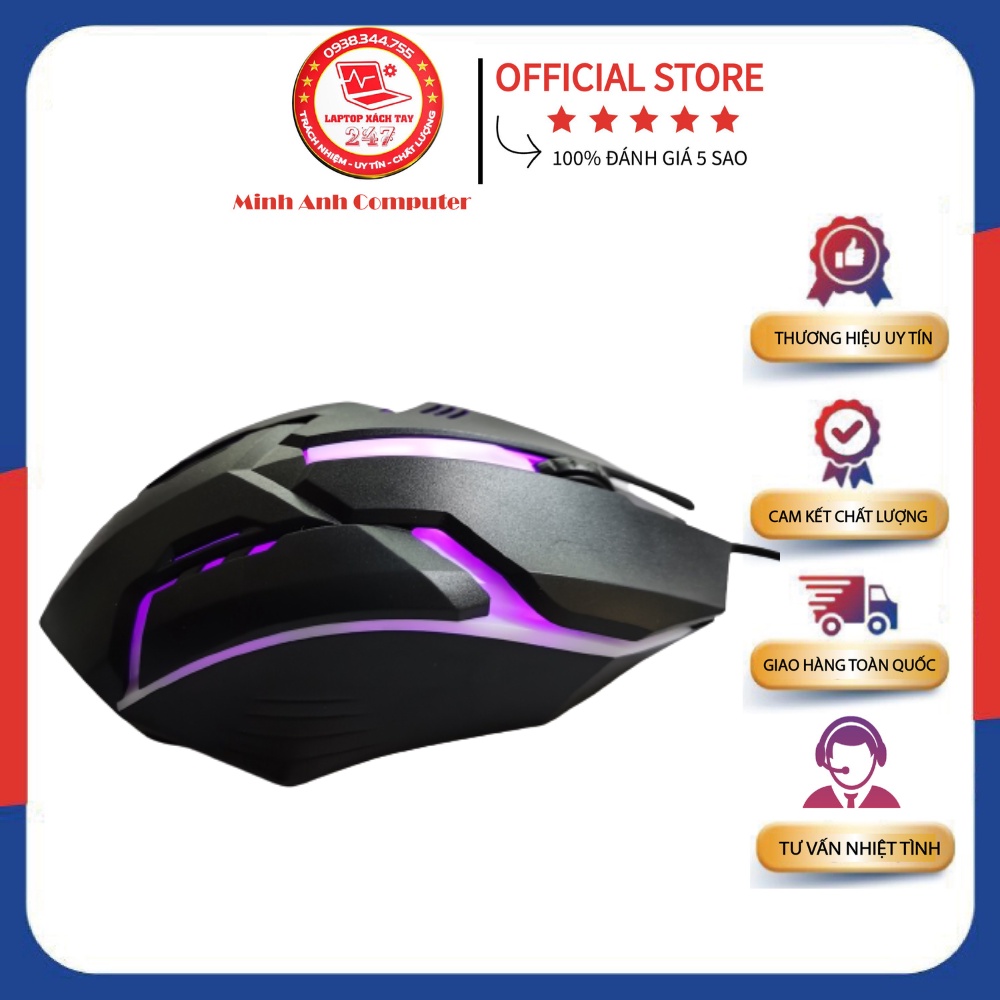 Chuột Máy Tính Mouse T - Wolf X1 Gaming Led | Shopee Việt Nam