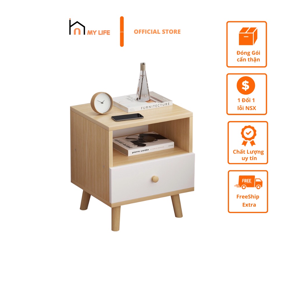 Tủ đầu giường heading Tab 2B tự lắp ráp Tâm Group GN10 | Shopee Việt Nam