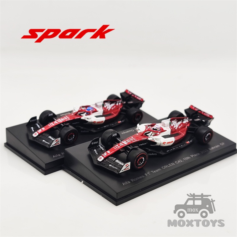 Spark1: 64 2022 F1 Alfa Romeo ORLEN C42 NO.77 V.bottas / NO.24 Z.GuanYu ...