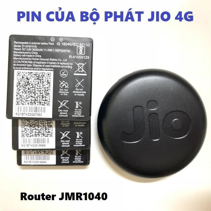 Pin Jio - Pin dành cho cục phát wifi dung lượng 2300mAh pin khỏe dùng liên tục từ 6-8h | Shopee ...