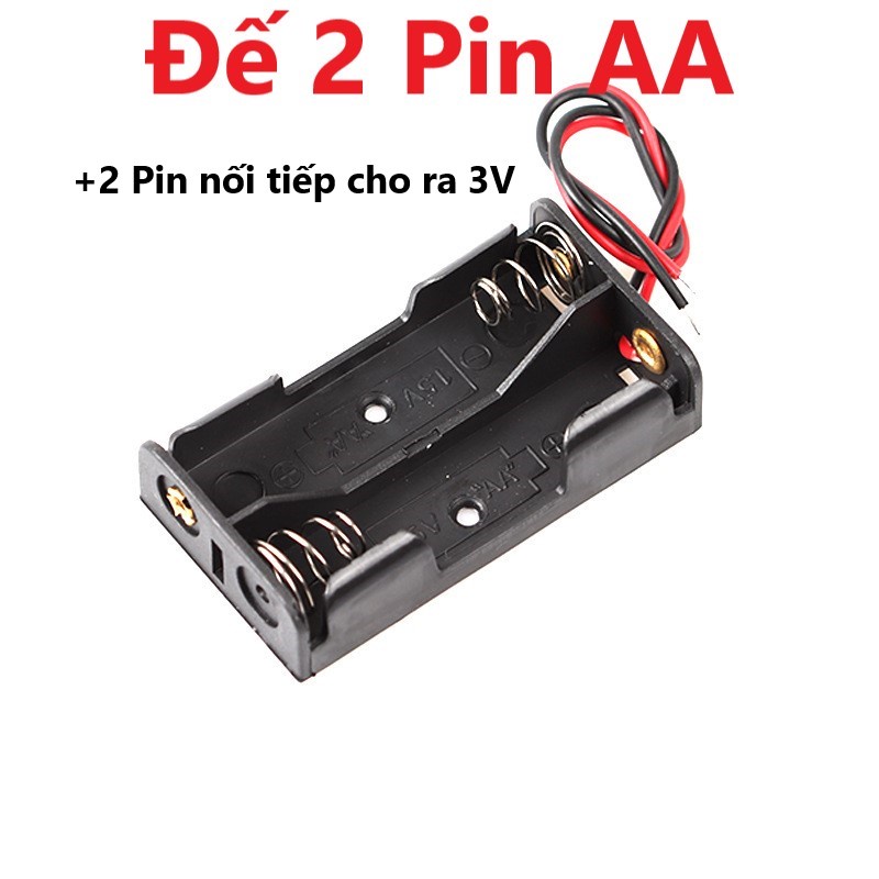 Đế Pin AA Có Nắp Kèm Công Tắc Đầu Ra Nối Tiếp, Đủ Loại | Shopee Việt Nam