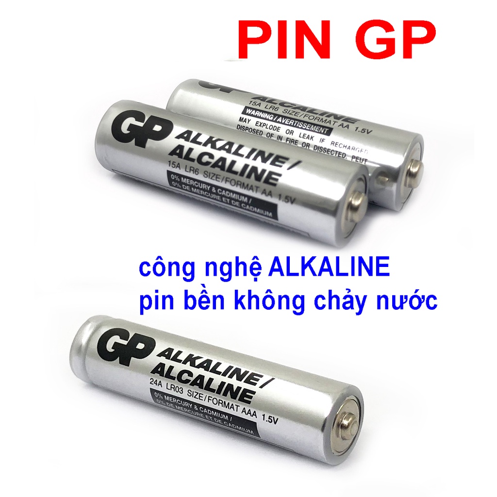Viên pin GP Alkaline AA LR6, hoặc AAA 1.5V Chống chảy nước (Pin dùng ...