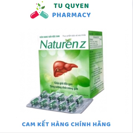 Viên giải độc gan NATURENZ DHG giúp giải độc gan, tăng cường chức năng ...
