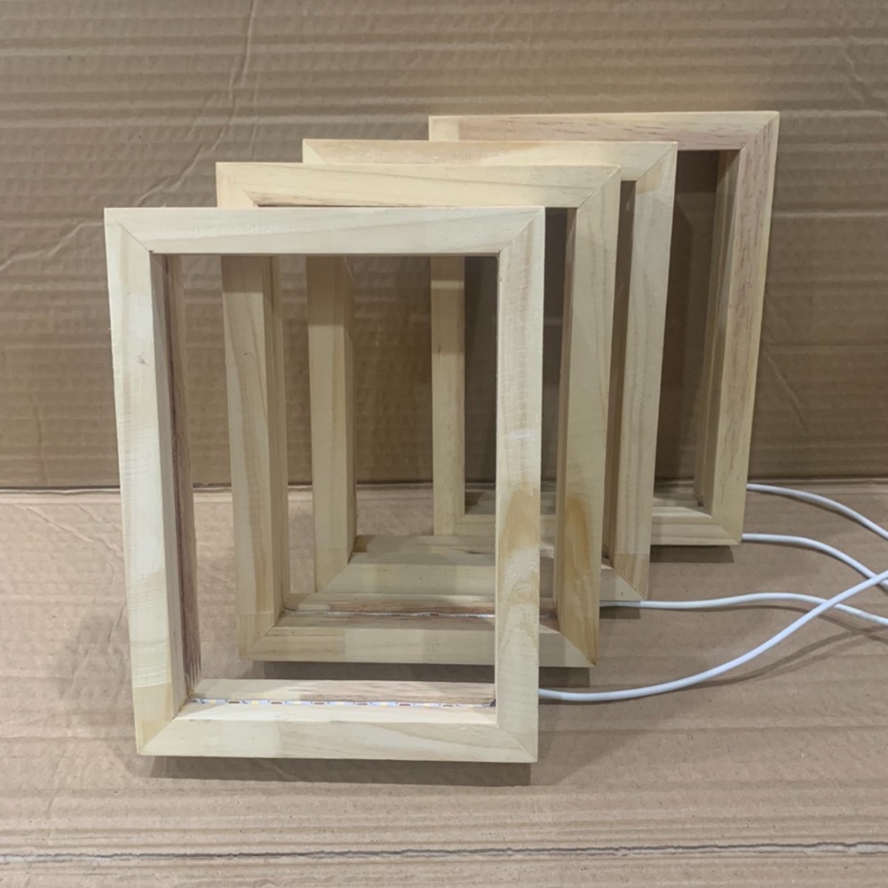 Khung Led Khắc Mica, Ép Hình, Ép Hoa Khô Có Khe 4mm Thả Mica, Có Gắn ...