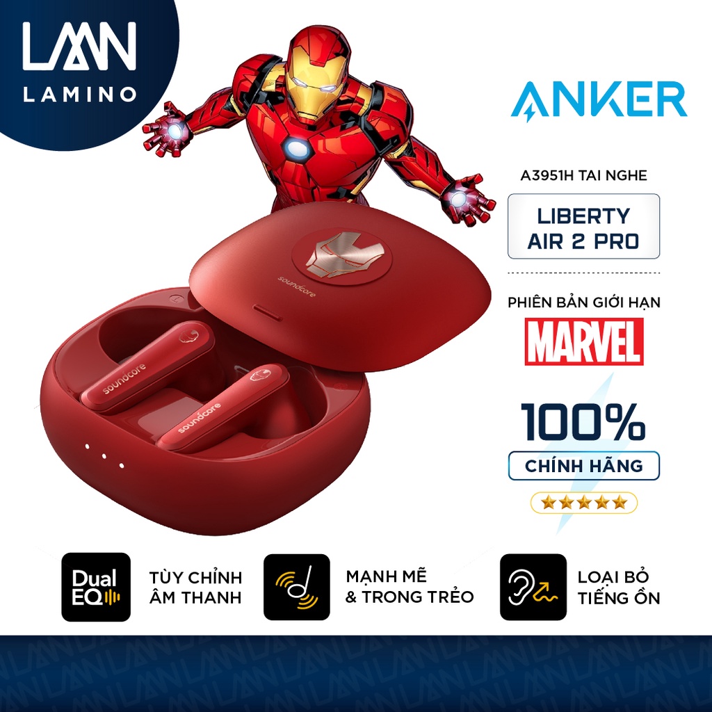 Tai nghe Bluetooth Anker Soundcore Liberty Air 2 Pro Phiên bản Marvel - A3951H | Shopee Việt Nam
