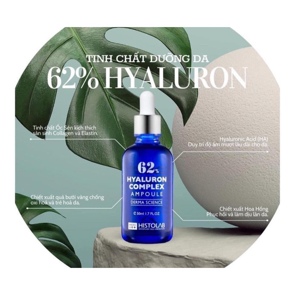 Serum Cấp Ẩm, Phục Hồi Da Histolab 62% Hyaluron Complex Ampoule Derma ...