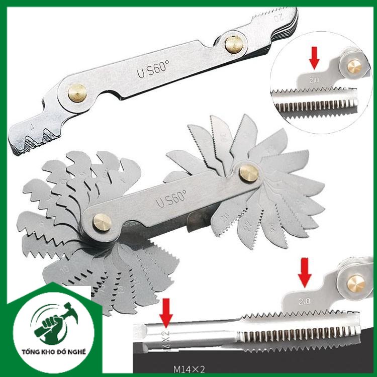 Bộ Thước Dưỡng Đo Bước Taro Ren Răng 52 Lá _ TKDN | Shopee Việt Nam