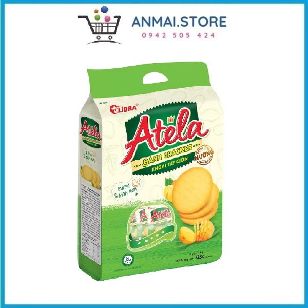 Bánh Atela Cracker khoai tây giòn 228g | Shopee Việt Nam