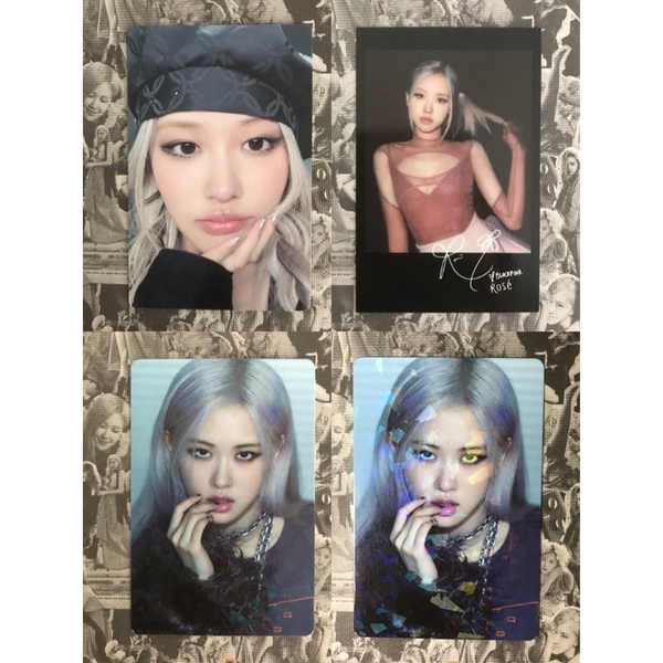 [official Toploader]blackpink Card Rosé Pre Yg Event Ktown4u Lucky