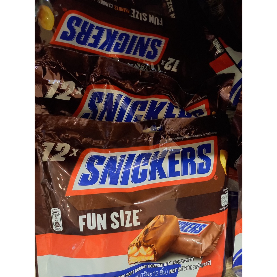 Kẹo socola nhân đậu phộng Snicker 240g | Shopee Việt Nam