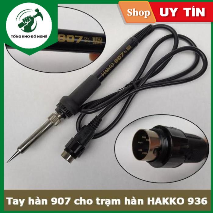 Tay hàn 907 thay thế dùng cho trạm hàn Hakko 936 Jack đực 5 chân _ TKDN | Shopee Việt Nam