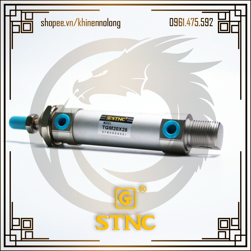 Xi Lanh Khí Nén Đế Tròn STNC TGM20 | Shopee Việt Nam