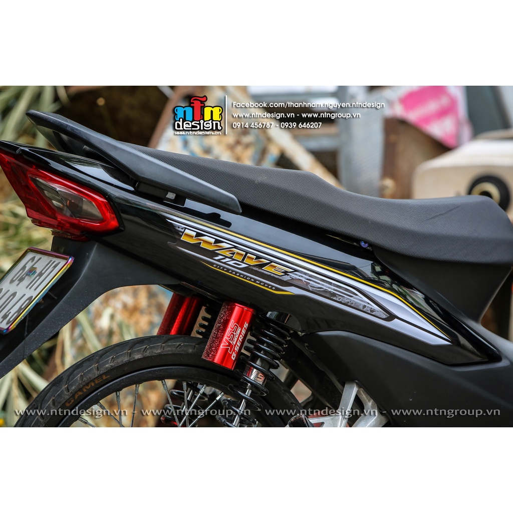 Tem rời Wave Alpha 110 đen mẫu mới đơn giản | Shopee Việt Nam