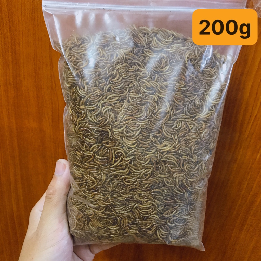 Sâu rang gói 200g cho Hamster, thức ăn bổ dưỡng cho Hamster,sâu khô cho ...