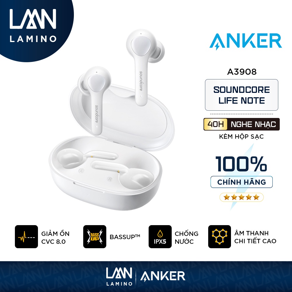 Tai nghe bluetooth TWS SOUNDCORE Life Note (by Anker) - A3908 LAMINO ...