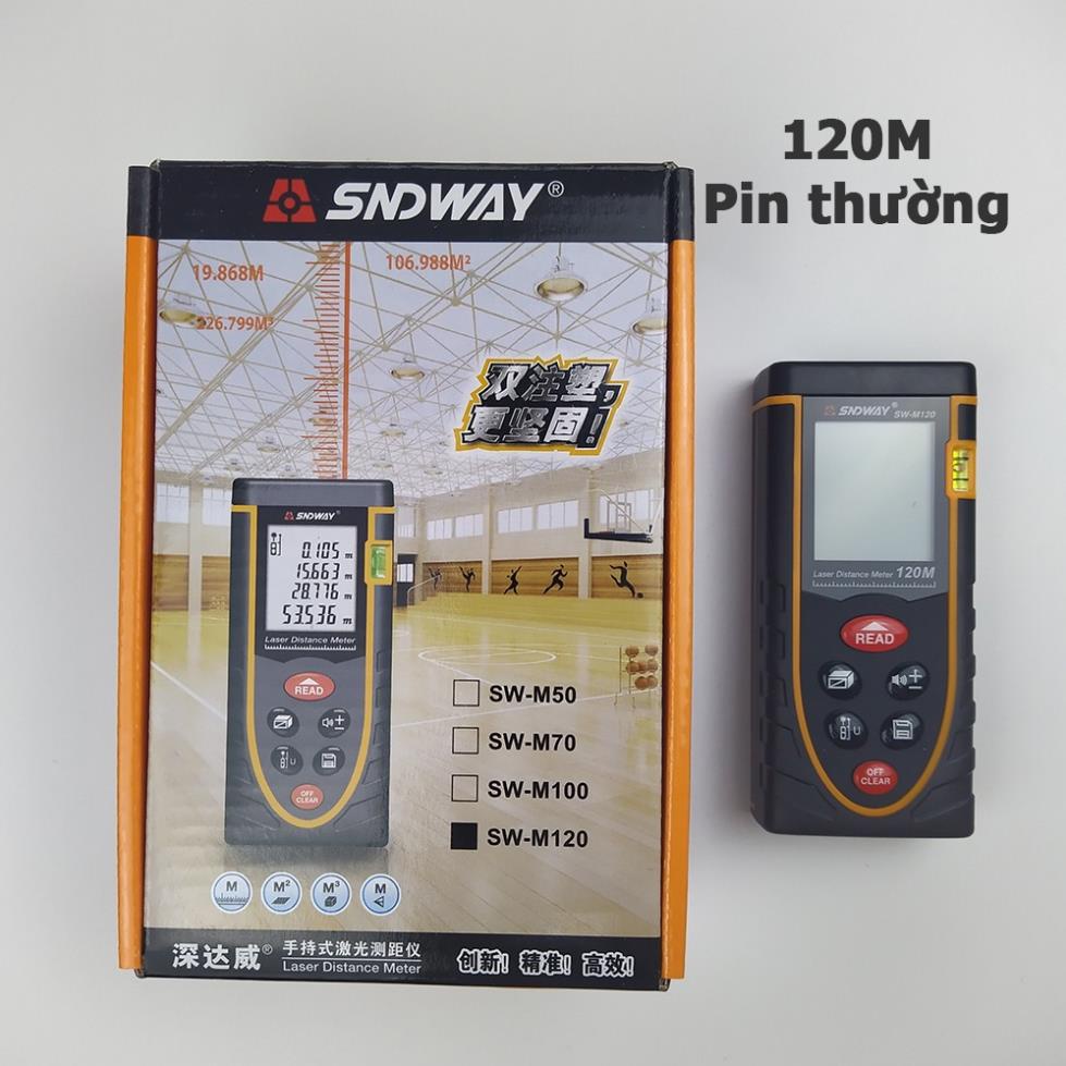 Thước laze đo khoảng cách bằng tia laser SNDWAY SW-M40/M50/M60/M70/M80 ...