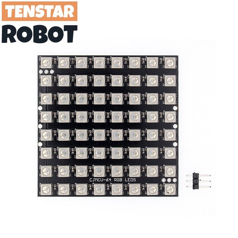Đèn LED WS2812 LED 5050 RGB 8x8 64 LED Matrix 64 Bit 5050 RGB Chất ...