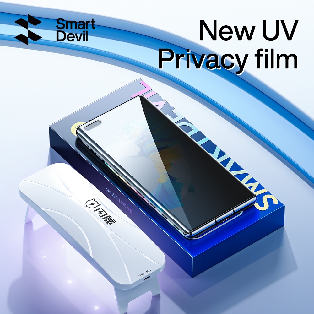SmartDevil Miếng dán màn hình điện thoại SMARTDEVIL hydrogel UV thích hợp cho Huawei Mate 40 Pro ...