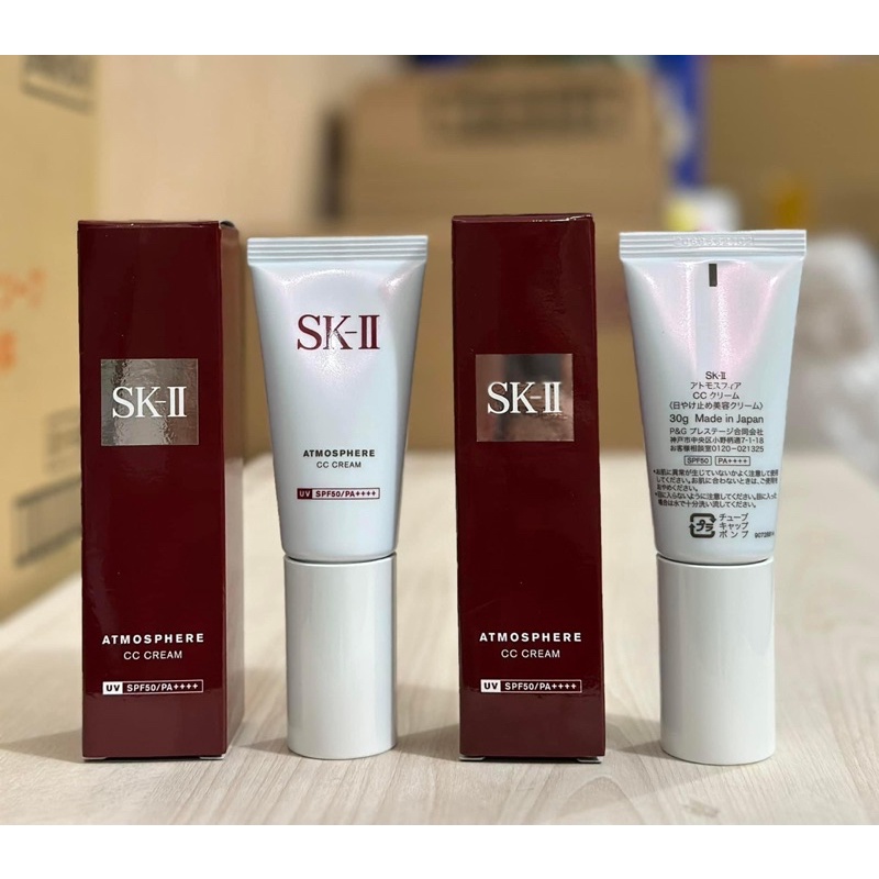 (Bản nội địa) Kem nền che khuyết điểm kiêm chống nắng SK-II Atmosphere CC Cream SPF50/PA ...