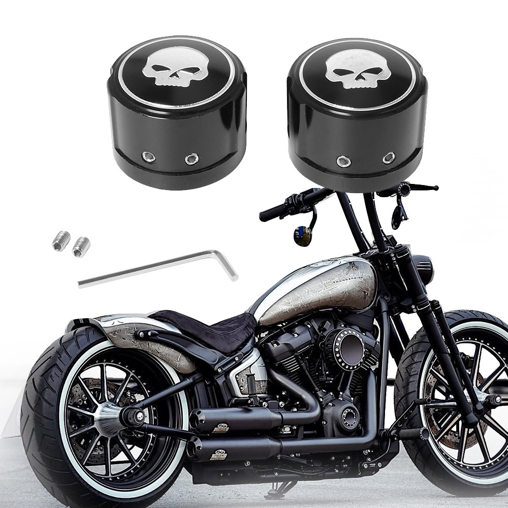 Ốp Trục Bánh Xe Trước Hình Đầu Lâu Độc Đáo Cho Harley XL883 / 1200 X48 Dinah | Shopee Việt Nam