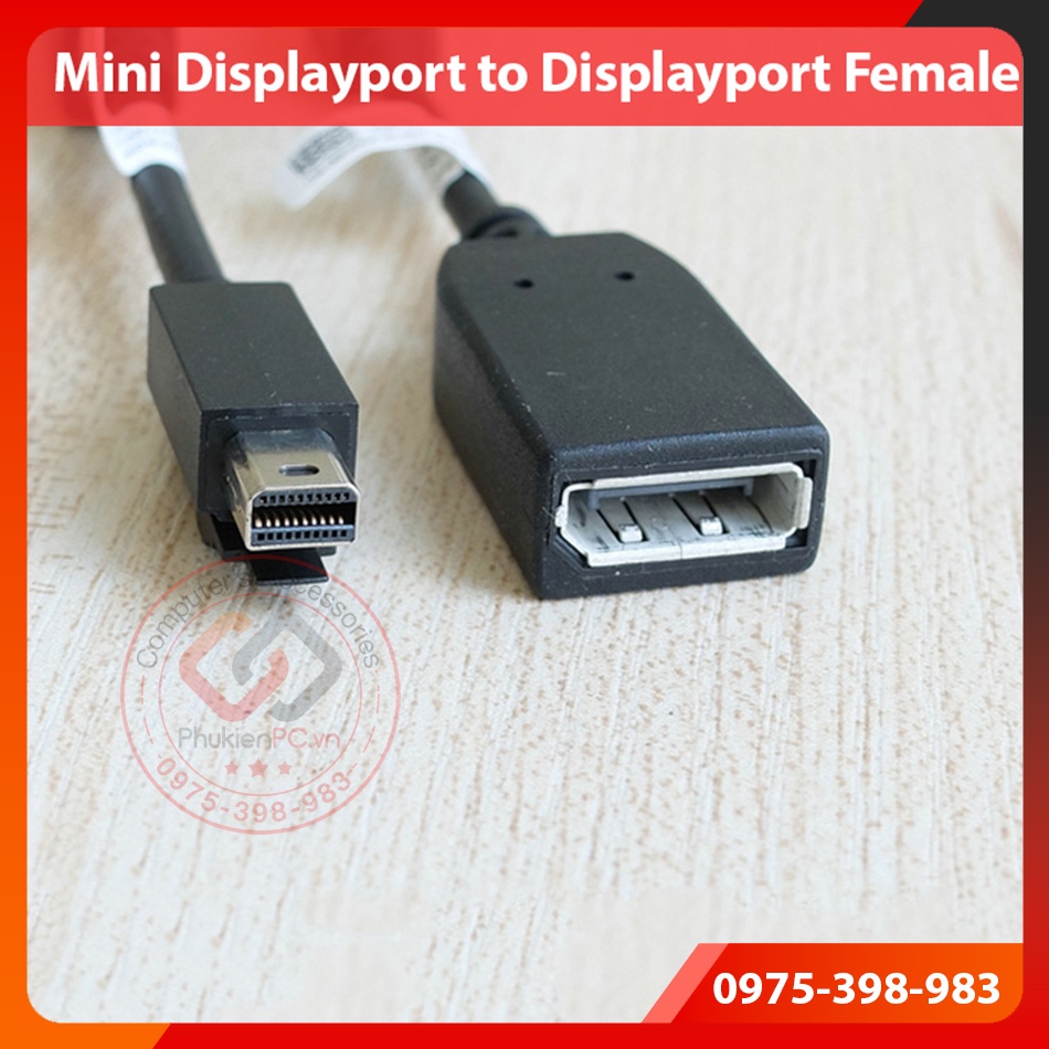 Cáp Thunderbolt / Mini Displayport sang Displayport Female (chân cái ...