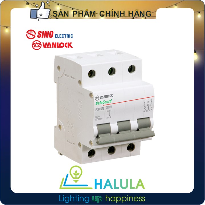 Cầu dao tự động Sino MCB 3P 40A 50A | Shopee Việt Nam